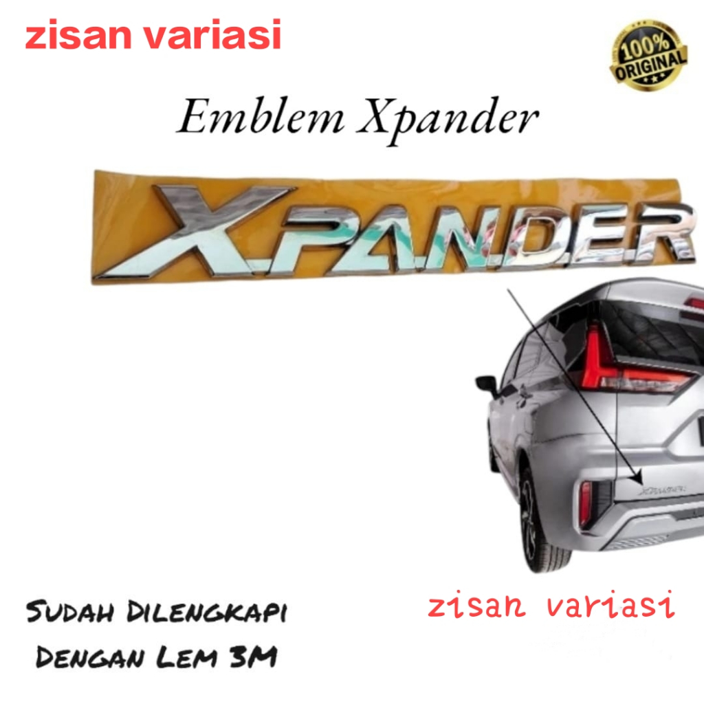 Jual EMBLEM XPANDER ORIGINAL MITSUBISHI XPANDER LOGO MERK TULISAN ...