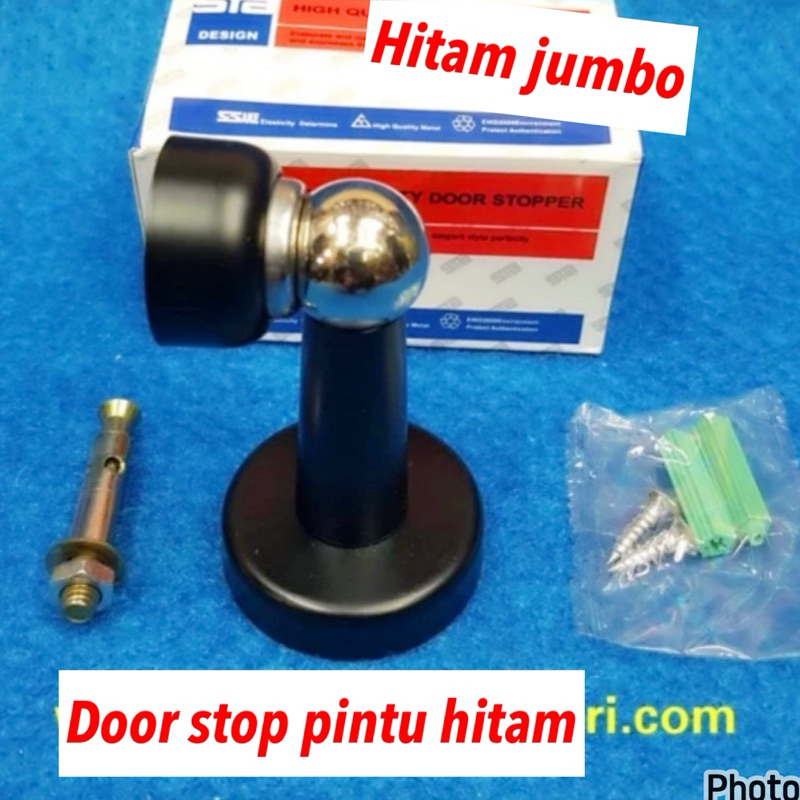 Jual DOOR STOP HITAM JUMBO/ Promo Door Stop Pintu Hitam Jumbo Belluci ...