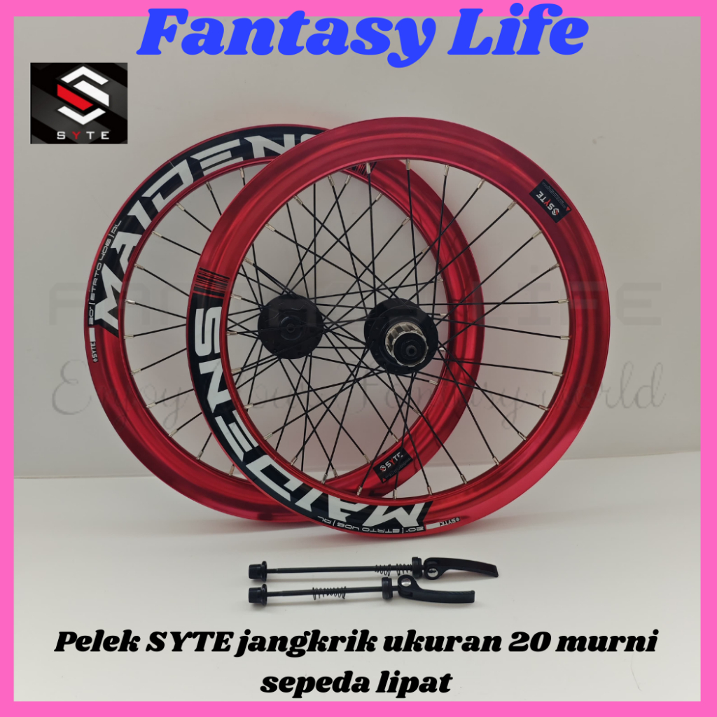 Jual Fantasy Wheelseet Velg 20 murni SYTE Maidens 28 hole bearing ...