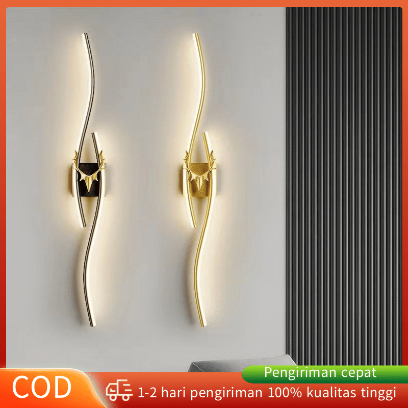 Jual Lampu Dinding 3 Warna LED Lampu Dinding Kamar Tidur Untuk Dekorasi ...