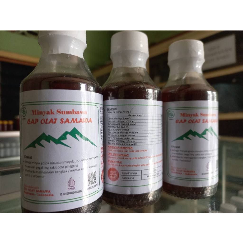 Jual Minyak Sumbawa Asli Terlaris 100% Halal Cap Olat Samawa 140 ML ...