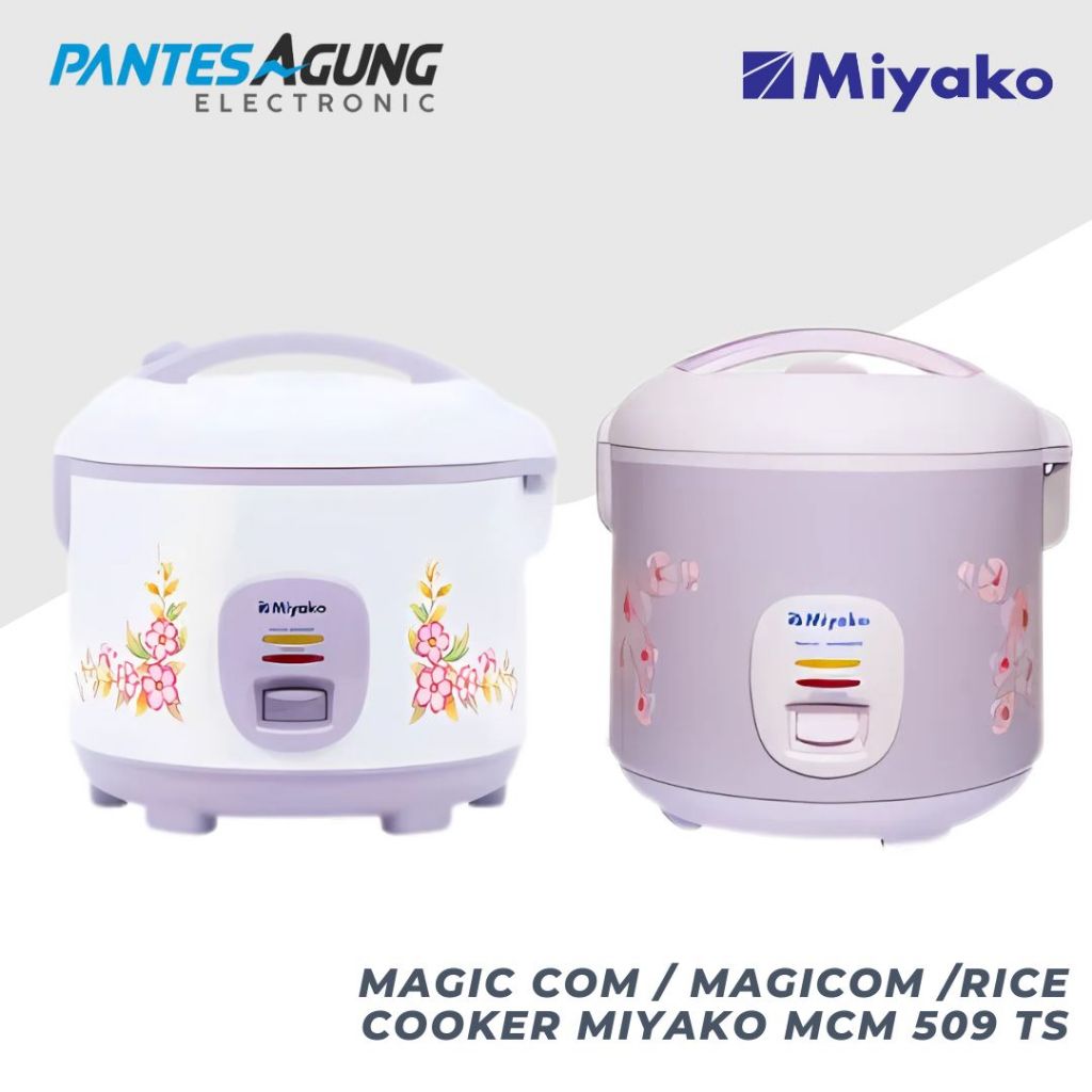 Jual MAGICOM / Magic com / RICE COOKER MIYAKO MCM 509 / 509 TS 1.8 ...