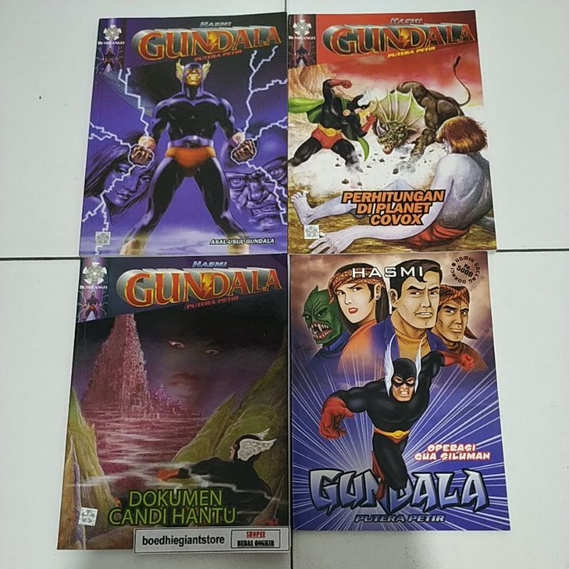 Jual Komik Indonesia Gundala Putera Petir 1-4 tamat, TS | Shopee Indonesia