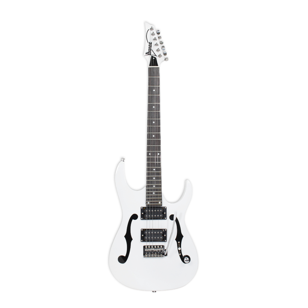 Jual Gitar Elektrik Merk Ibanez Model PGM Warna Putih Bonus Tas dan ...