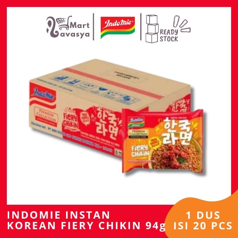 Jual INDOMIE GORENG KOREAN FIERY CHIKIN 94g - 1 DUS ISI 20 PCS - KOTA ...
