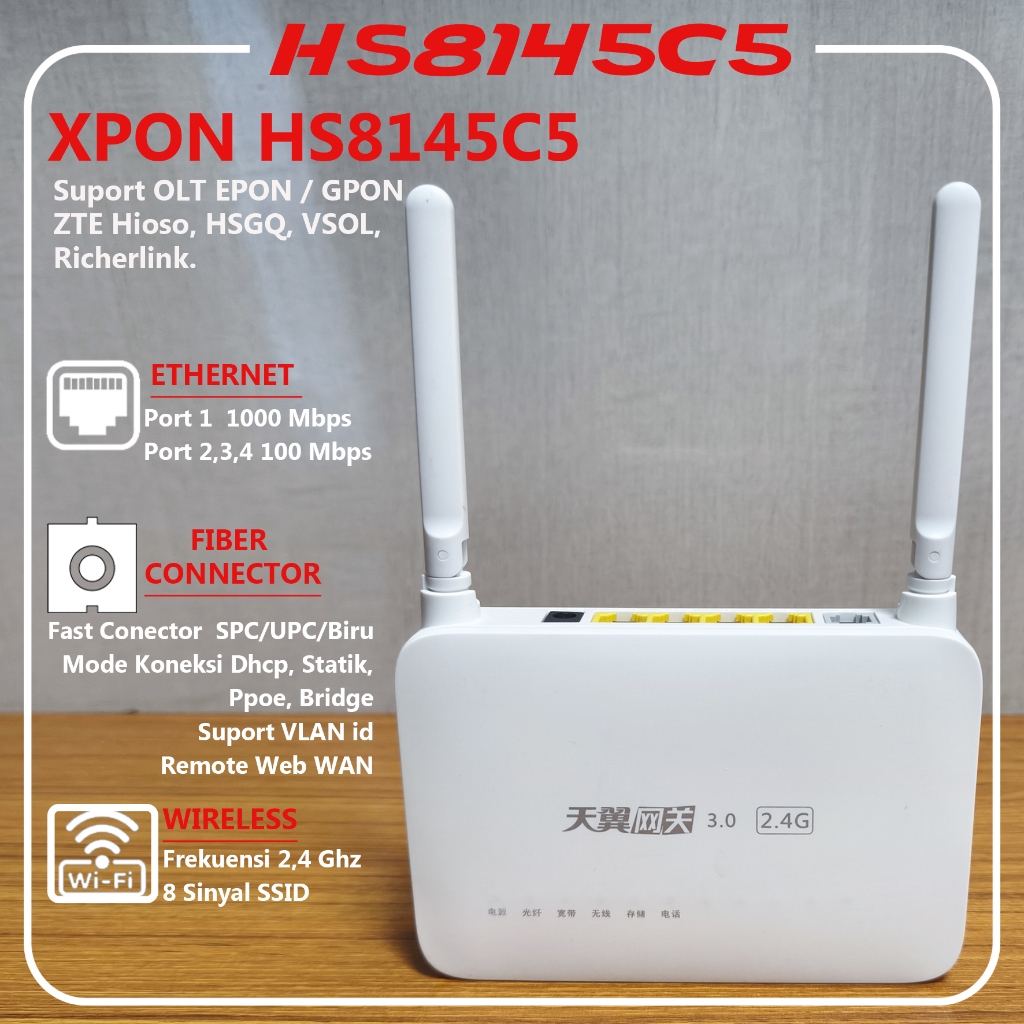 Jual Modem ONU Huawei HS8145C5 XPON suport EPON dan GPON | Shopee Indonesia