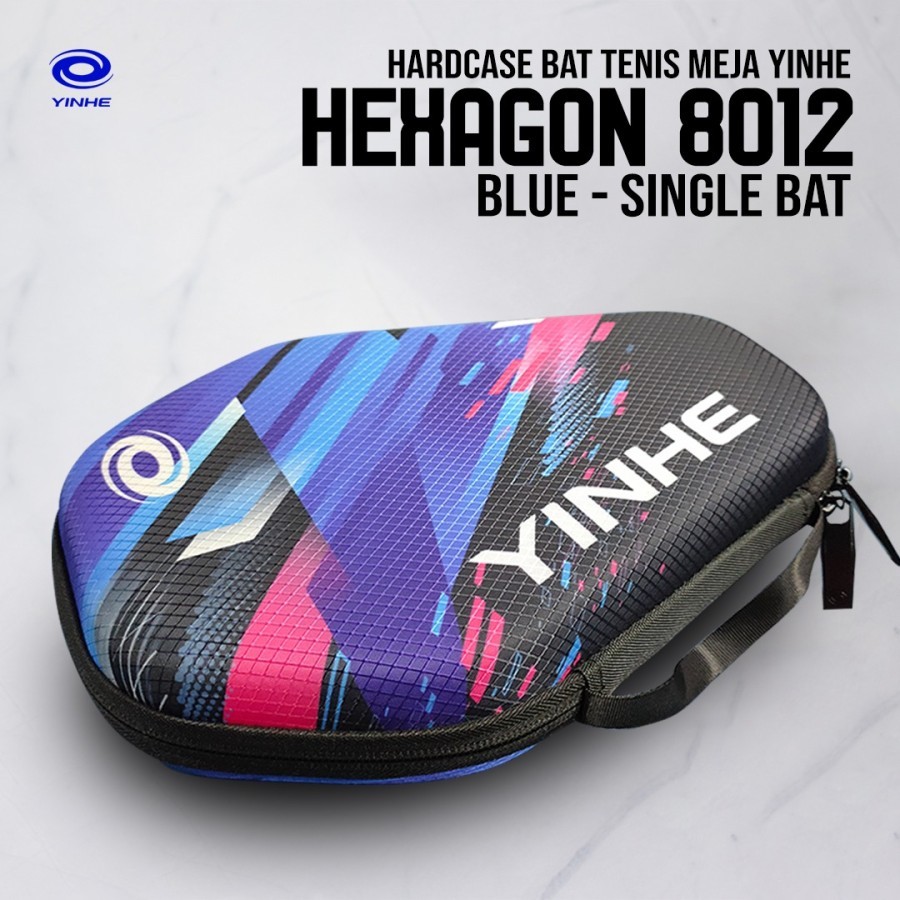 Jual Yinhe Hard Case Hexagon 8012 BLUE - Blade Cover Tas Bat Pingpong ...