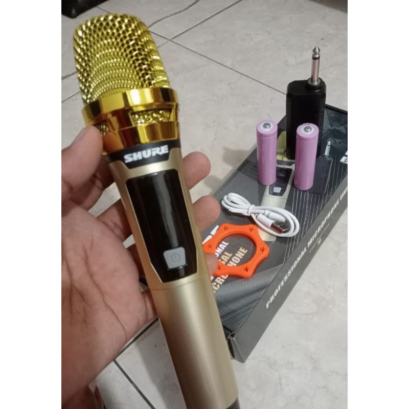 Jual mic bluetooth mic wireless merek shure | Shopee Indonesia