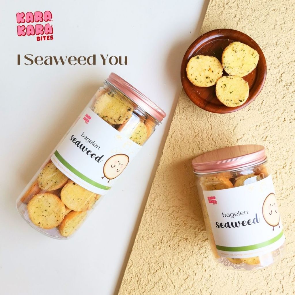 Jual KKB I Seaweed You Bagelen Seaweed Roti Kering Roti Bagelen Kara ...