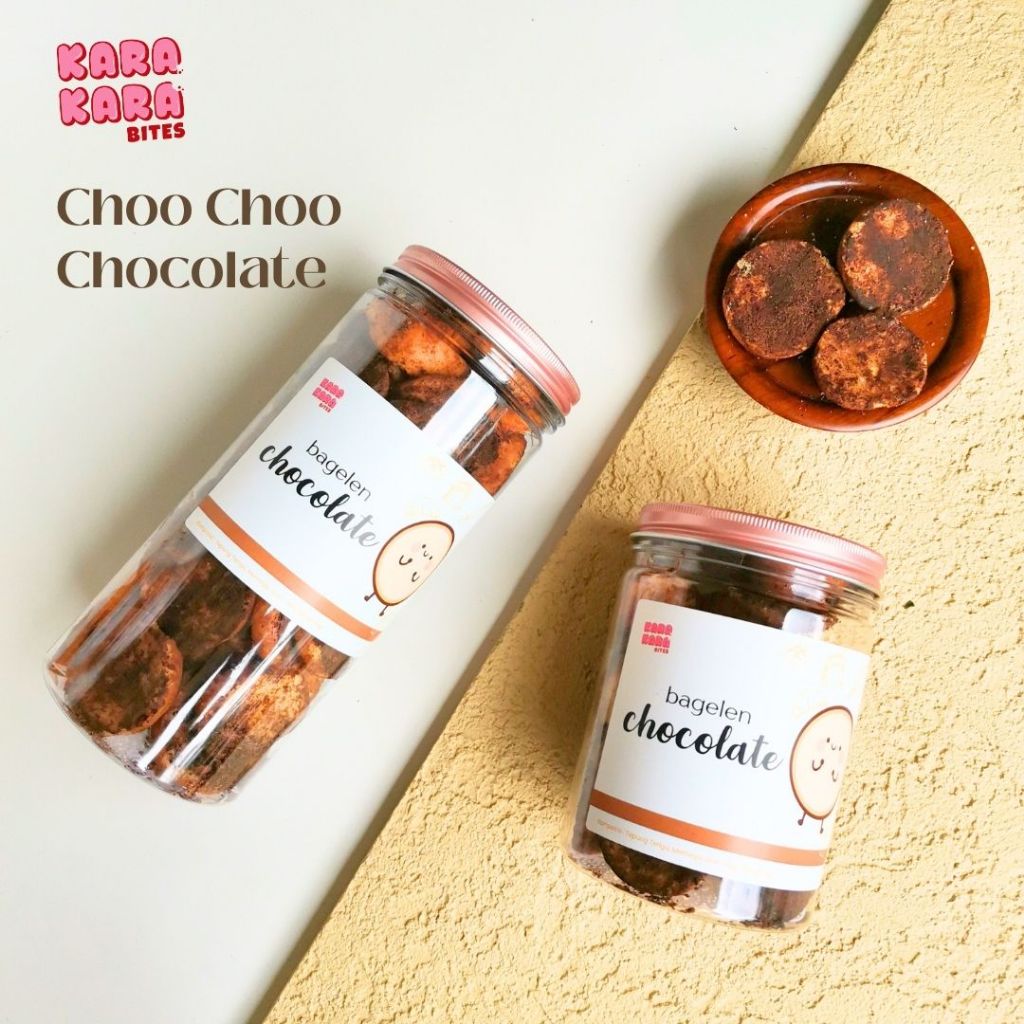 Jual KKB Choo Choo Chocolate Bagelen Chocolate Roti Kering Roti Bagelen ...