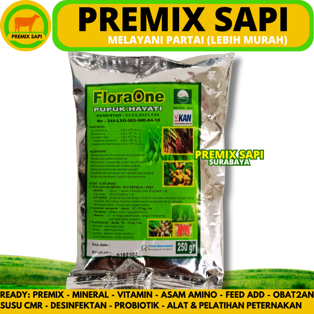 Jual FLORA ONE 250 Gram - Floraone - Tricoderma - Pupuk Hayati - Pupuk Organik | Shopee Indonesia