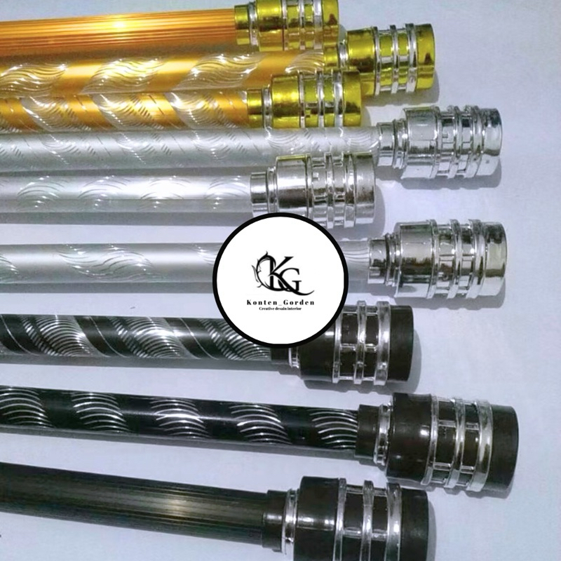 Jual Batang Gorden Aluminium Fullset Lengkap Minimalis Besi Gorden ...