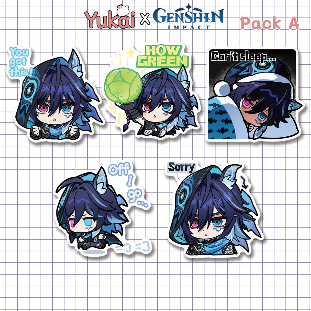 Jual Stiker Pack Ororon Genshin Impact Premium, Sticker Anime ...