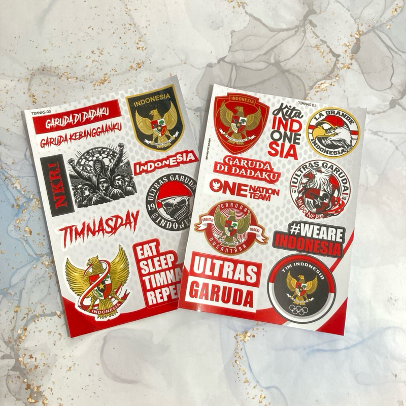 Jual Stiker Timnas Indonesia - Stiker sheet tahan air | Shopee Indonesia