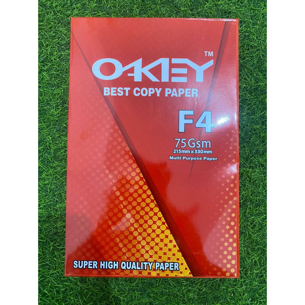 Jual KERTAS HVS OKEY F4 75GSM | 1 RIM 500 LEMBAR | Shopee Indonesia