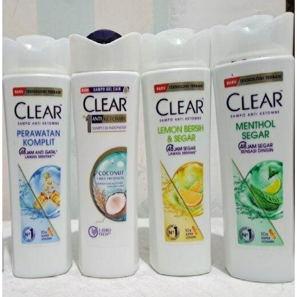 Jual Clear Sampo Anti Ketombe/Men Anti-Dandruff Nourishing Sampo Botol ...