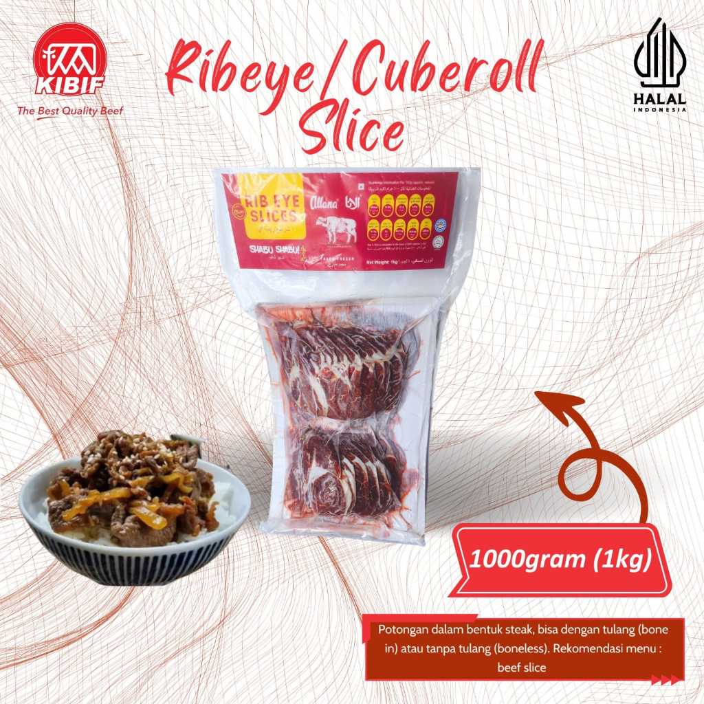 Jual Allana Ribeye Slice 1kg | Shopee Indonesia