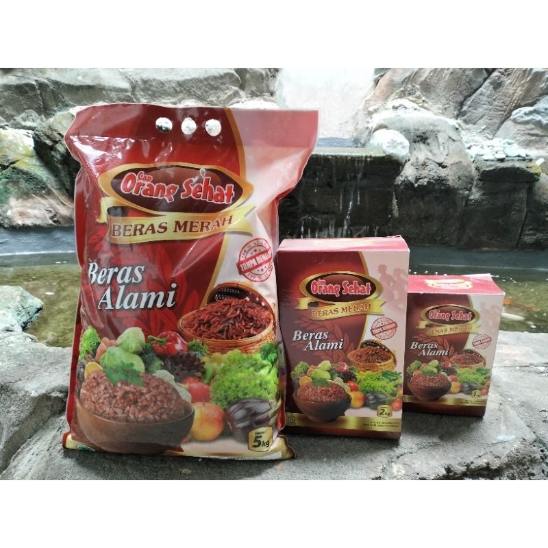 Jual Beras merah cap orang sehat 1 kg ed 5.2026 | Shopee Indonesia