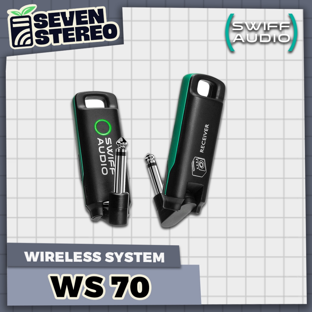 Jual Swiff Audio WS70+ WS 70 WS70 Portable Wireless Transmitter UHF Semua Jenis Guitar Gitar ...