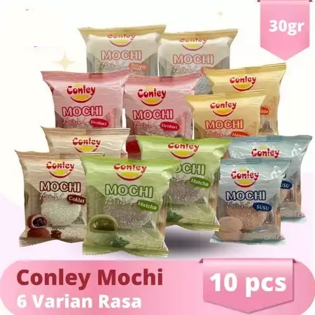 Jual [Paket isi 10] Conley Mochi Khas Jepang Aneka Rasa 30gr | Shopee ...