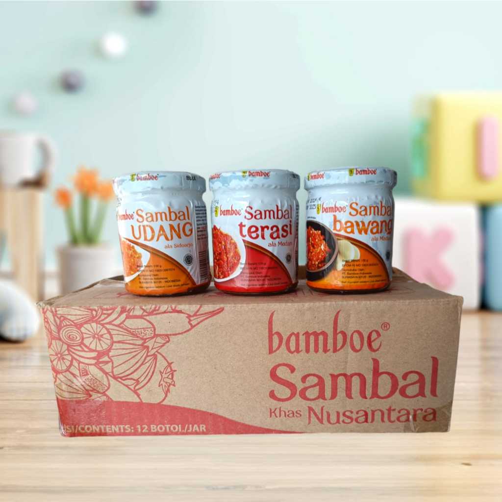 Jual Sambal Bamboe Khas Nusantara Terasi Udang Bawang Botol 100gr ...