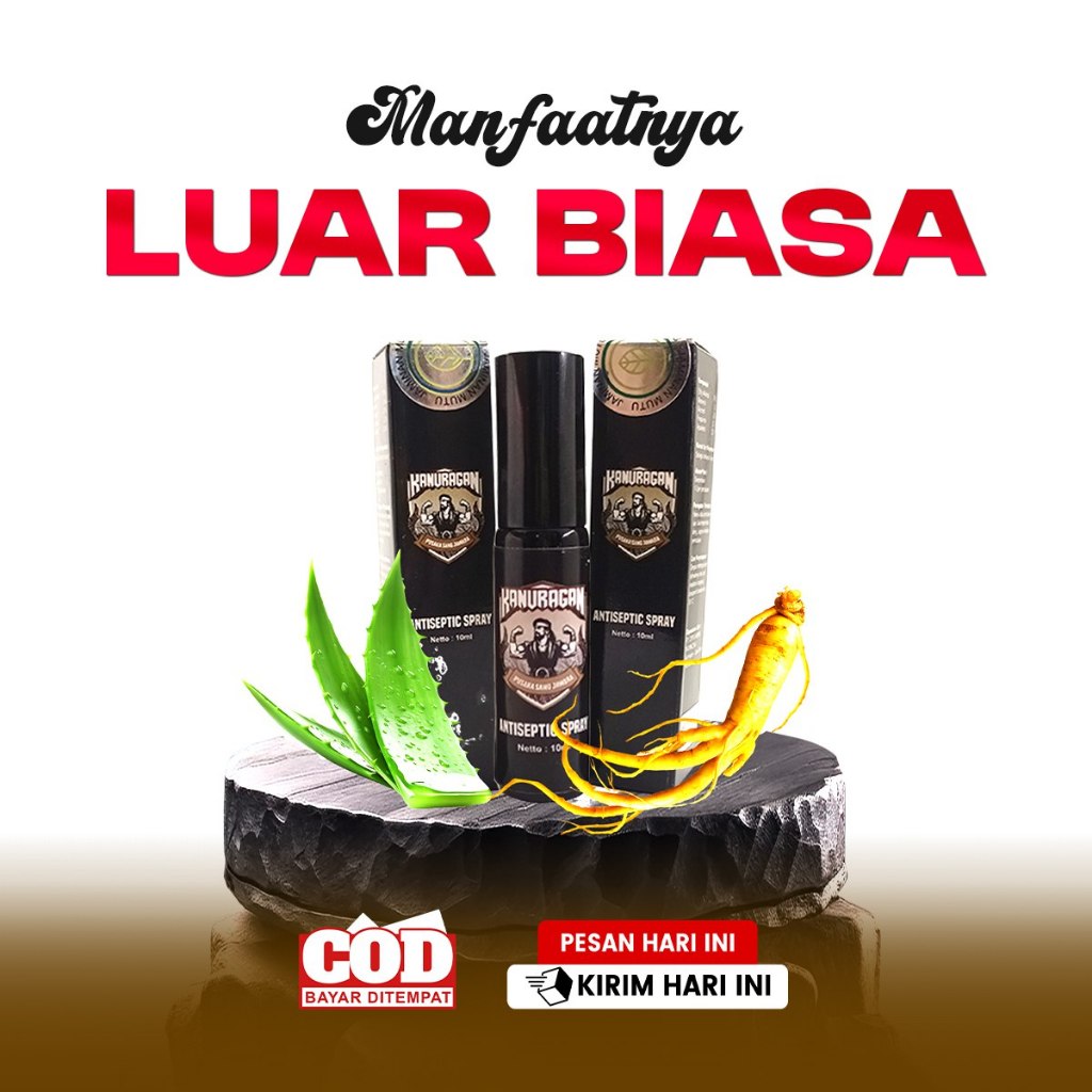 Jual Kanuragan Antiseptik Spray Berkualitas Original Produk Herbal ...
