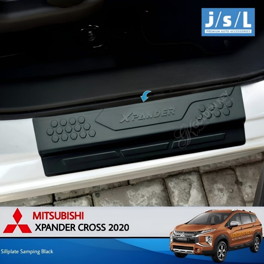 Jual JSL Sillplate Samping Xpander Cross 2020 Side Scuff Plate Black ...