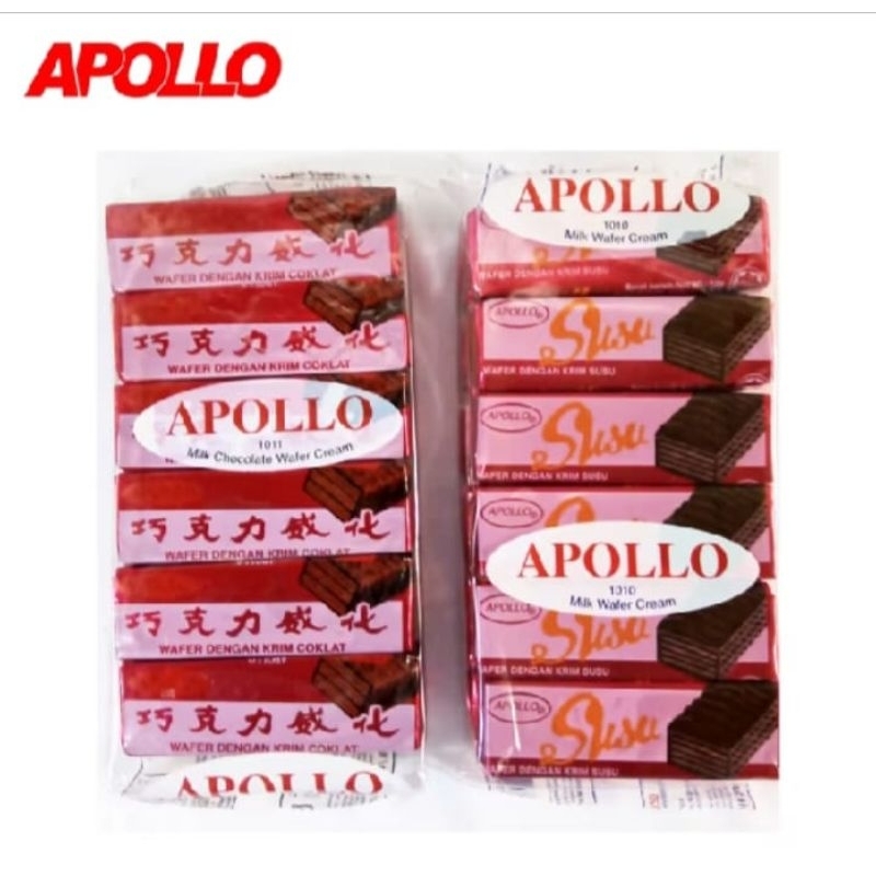 Jual APOLLO Chocolate coated wafer | Shopee Indonesia