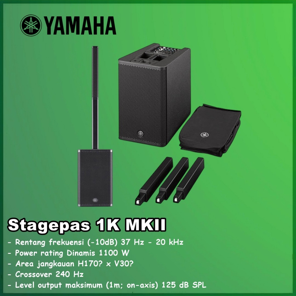 Jual Yamaha Stagepas 1K MKII MK2 1KMKII 1KMK2 Sistem PA Portabel ...
