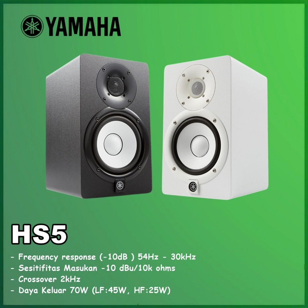 Jual Yamaha HS5 Powered Speaker Studio Monitor Speaker 5" inch HS 5 | Shopee Indonesia