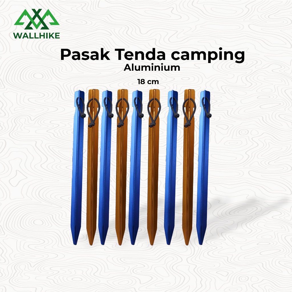 Jual Pasak Tenda Aluminium alloy Y / pasak camping/ patok tenda ...