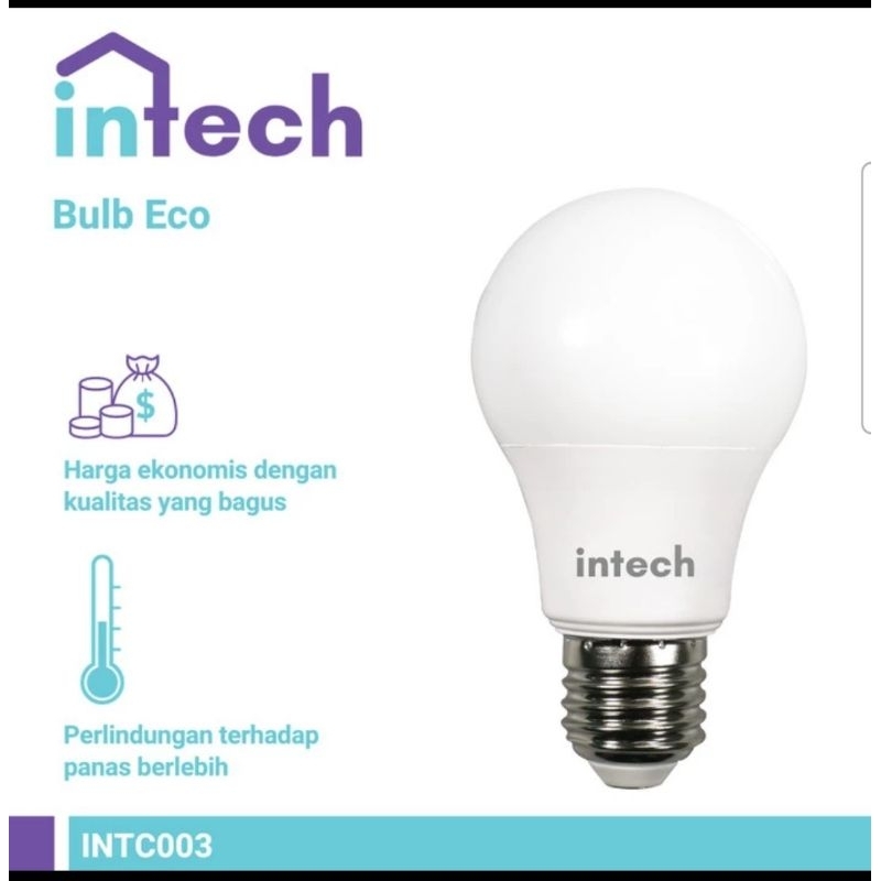Jual Intech LED Bulb 5w - 18w | Shopee Indonesia