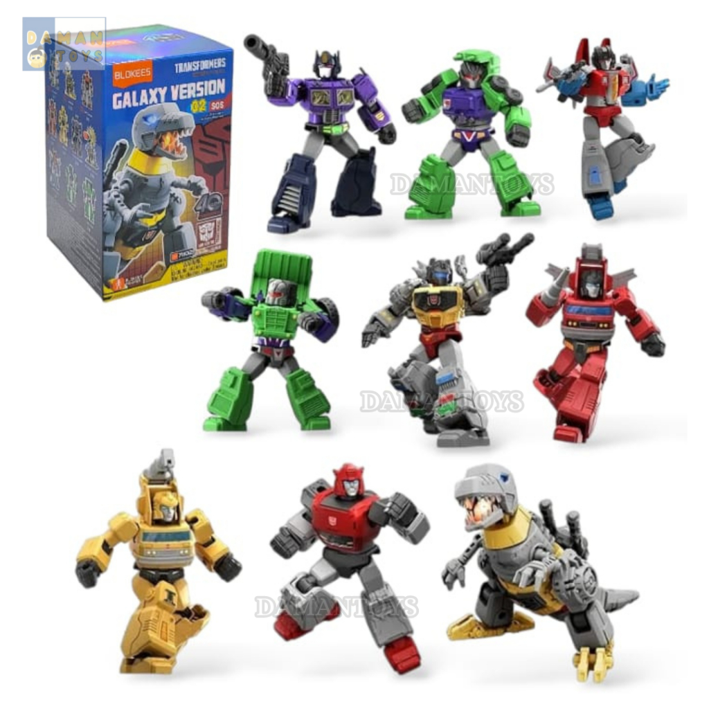 Jual Blind Box Blokees Robot Transformers Grimlock Cliff Jumper Inferno ...