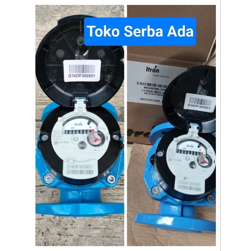 Jual Water Meter ITRON Size 2 inch Dn50mm - Meteran Air ITRON | Shopee Indonesia