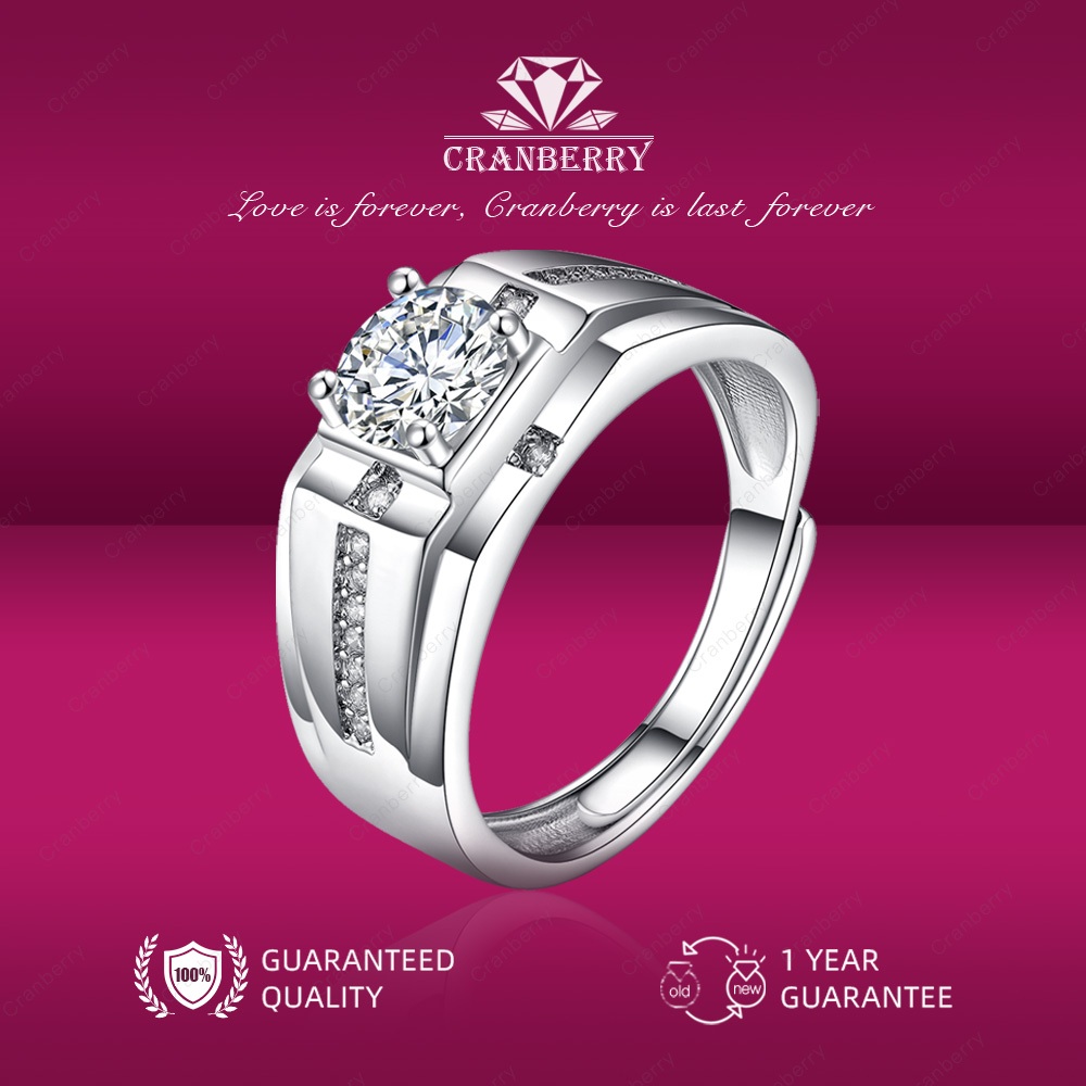 Jual Cincin Cowok Pria Wanita Ring Bando Wedding Fashion Cincin Couple ...