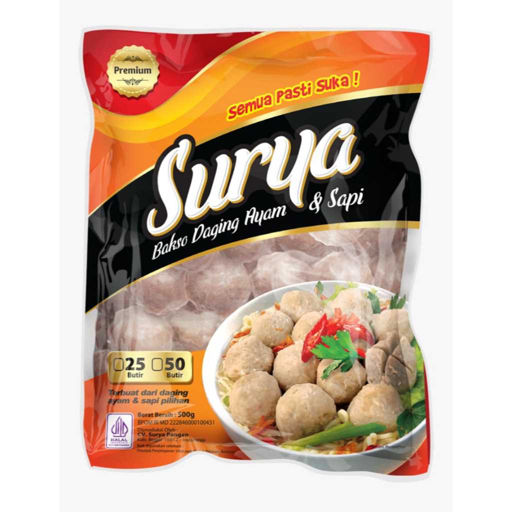Jual BAKSO SURYA SAPI & AYAM 50 PCS | Shopee Indonesia