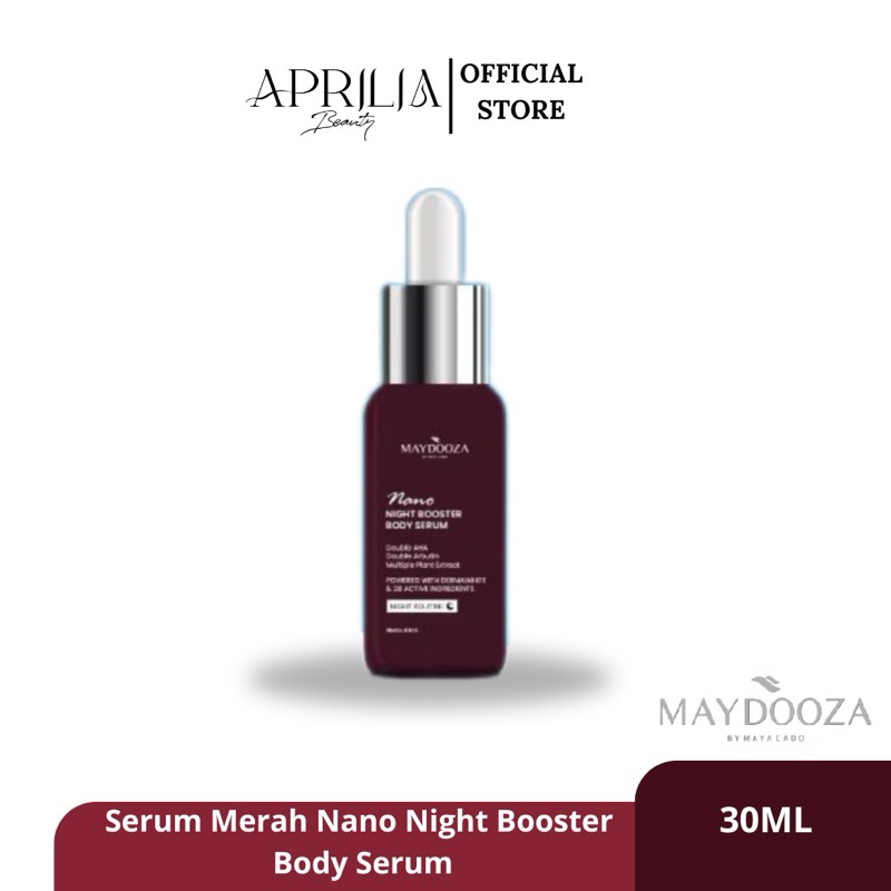 Jual MAYDOOZA - Serum Merah Nano Night Booster Body Serum untuk Lotion ...