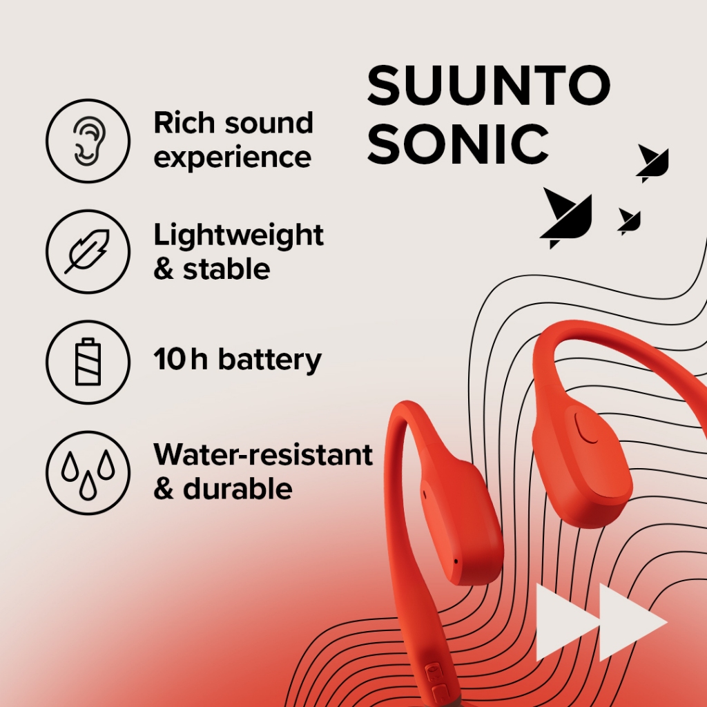 Jual Suunto Sonic Bone conduction headphones | Shopee Indonesia