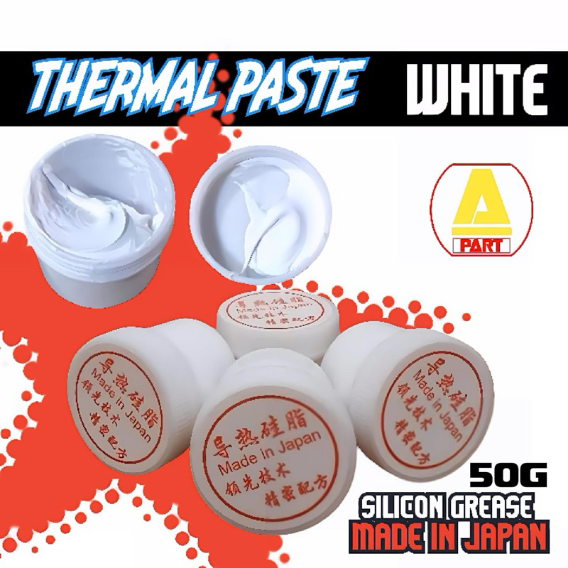 Jual THERMAL PASTE THERMAL GREASE WARNA PUTIH ORIGINAL MADE IN JAPAN ...