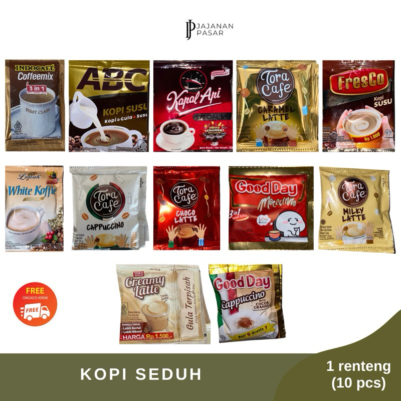 Jual BERBAGAI MACAM KOPI SEDUH 1 RENCENG | Shopee Indonesia