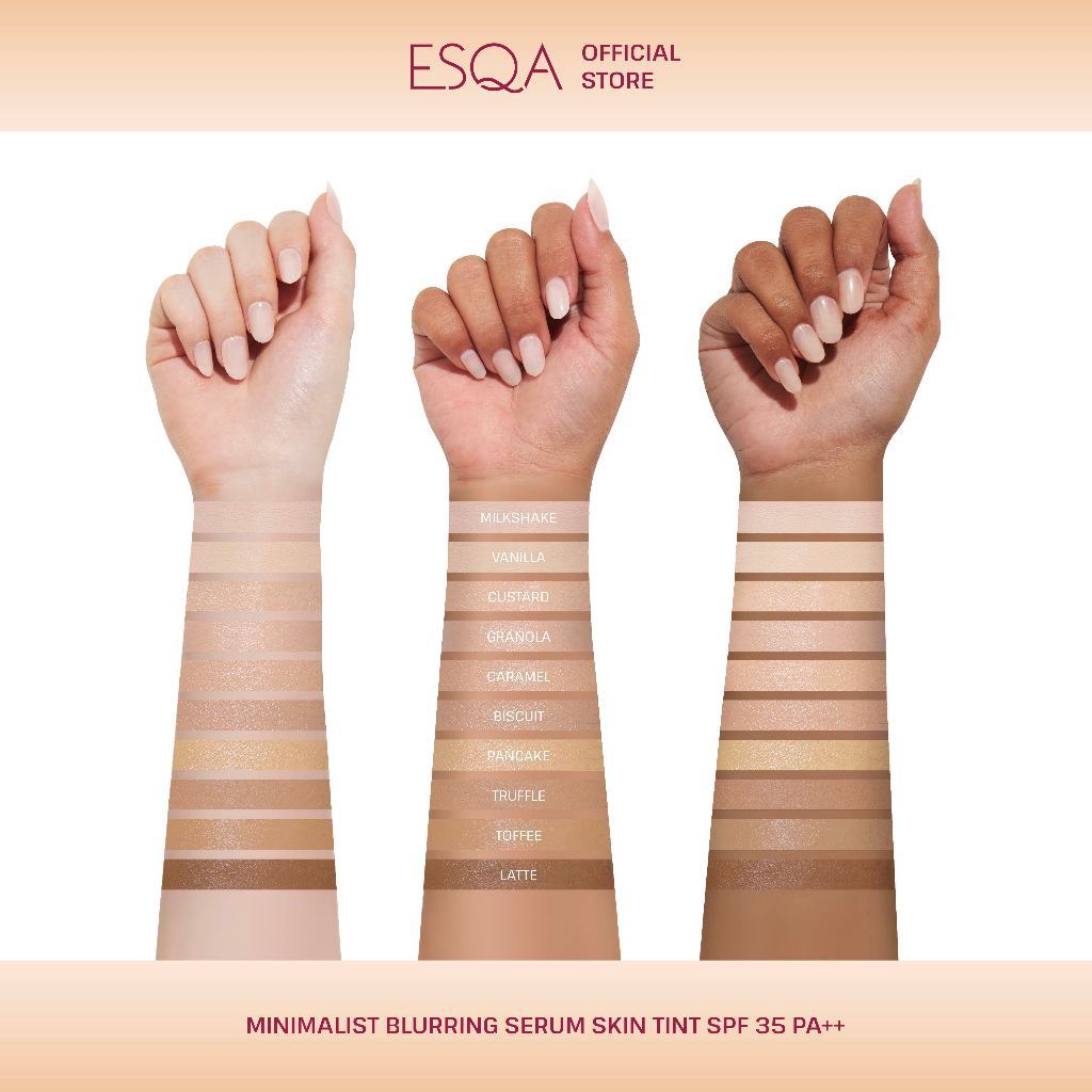 Jual ESQA Minimalist Blurring Serum Skin Tint SPF 35 PA++ | Shopee ...