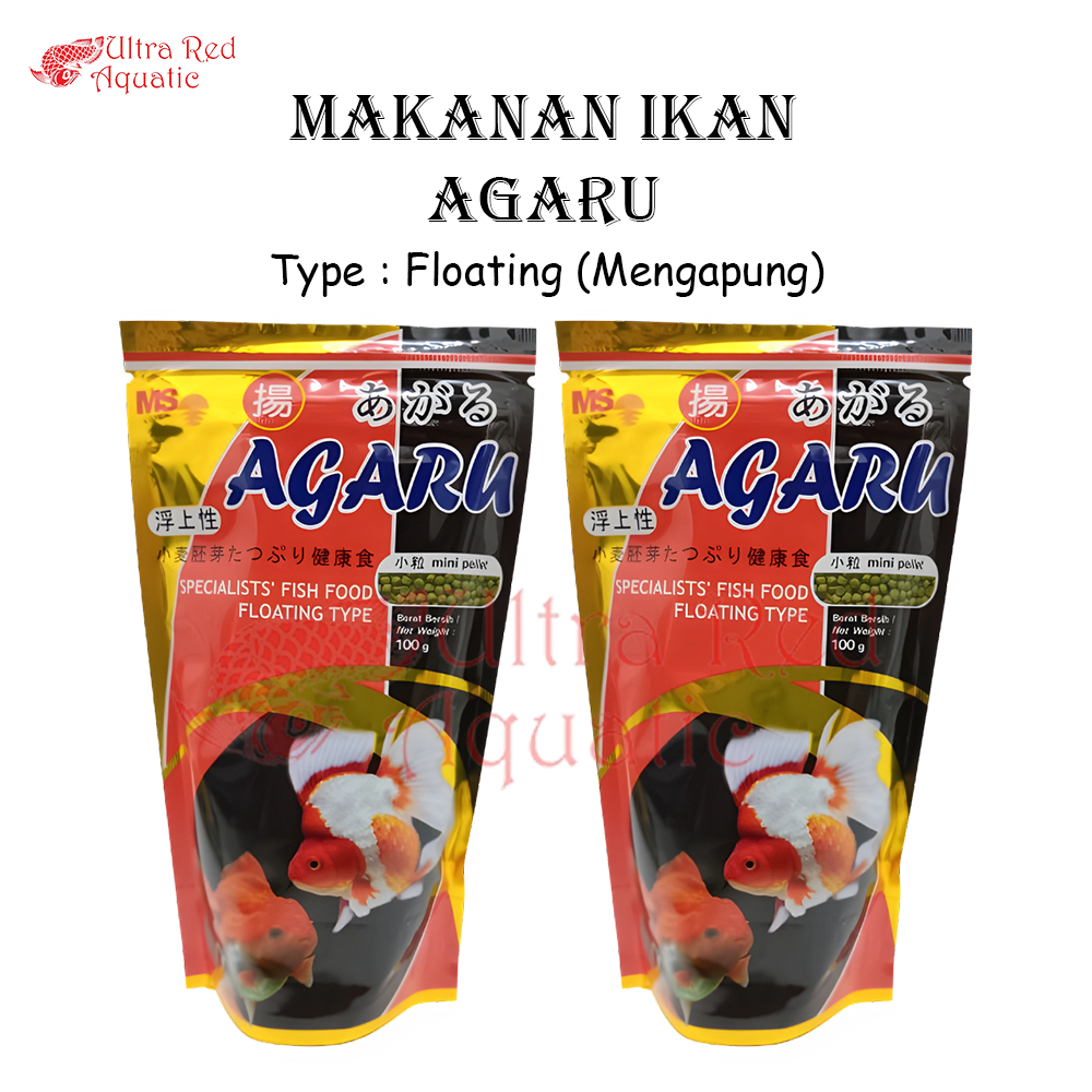 Jual Agaru Pelet Floating Terapung Makanan Ikan Hias Pelet Ikan Koi ...