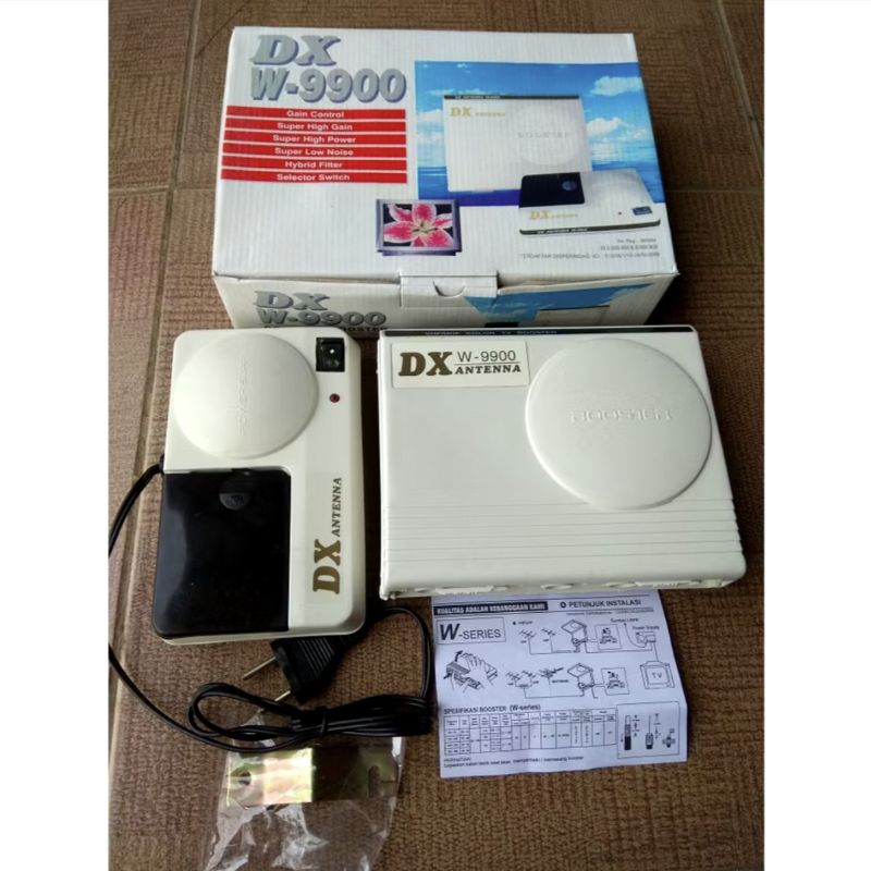 Jual Booster PF DX W-9900 Original Boster pengkuat sinyal antena tv | Shopee Indonesia