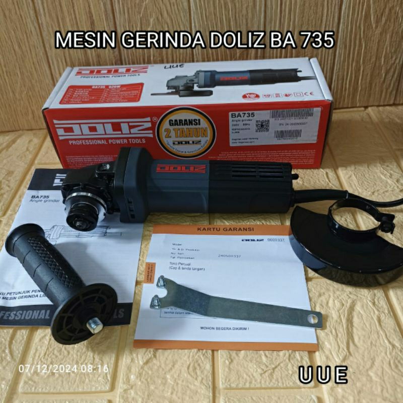 Jual Mesin Gerinda Tangan 4 Inch Doliz BA735 | Shopee Indonesia
