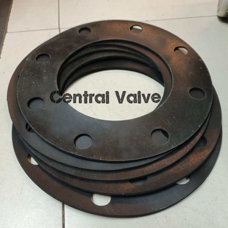 Jual Gasket Karet Flange Jis 10k 3" Inch / Rubber gasket Tebal 3mm DN80 ...