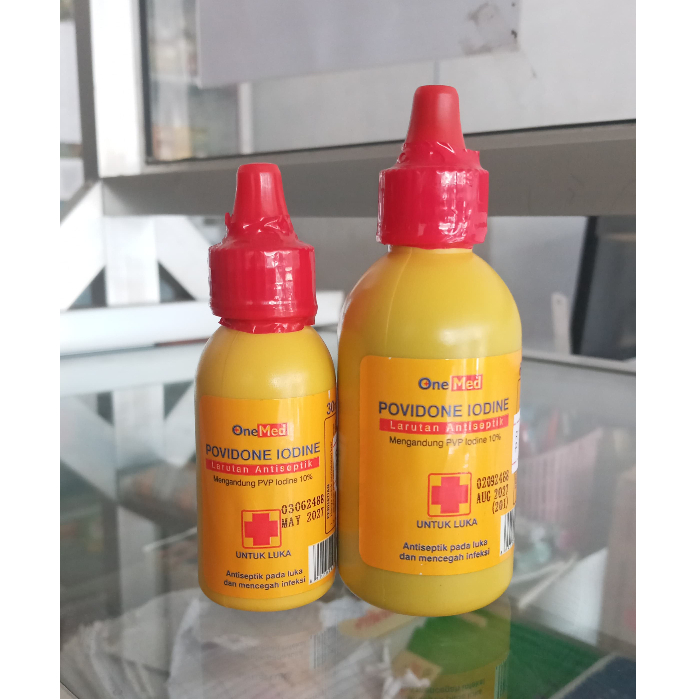 Jual POVIDONE IODINE ONEMED/ANTISEPTIK UNTUK LUKA | Shopee Indonesia