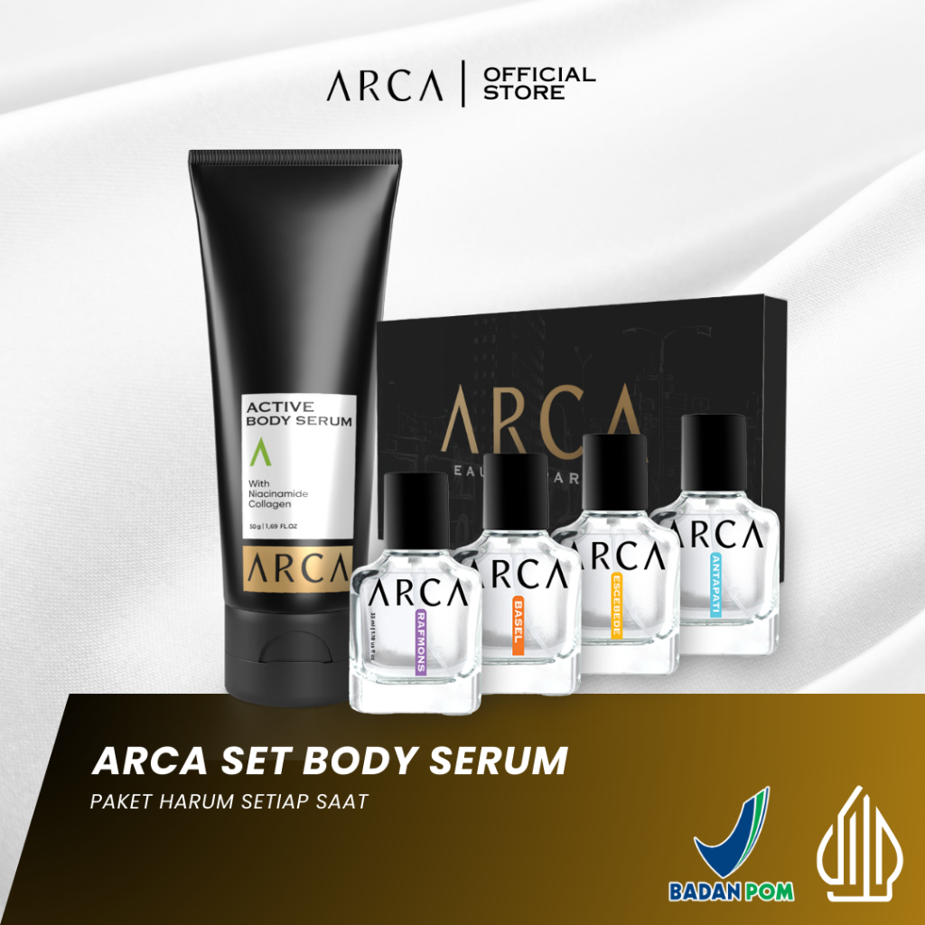 Jual ARCA Bundling Set Body Skin - Perawatan Body Dan Pewangi Pria ...