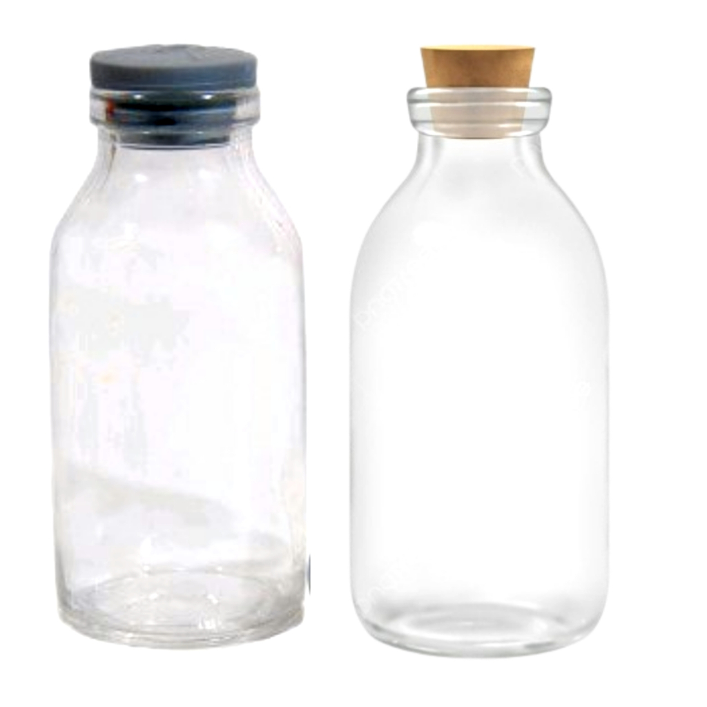 Jual SATUAN BOTOL SOUVENIR KACA 100ML BOTOL ASI 100ML TUTUP KAYU ...