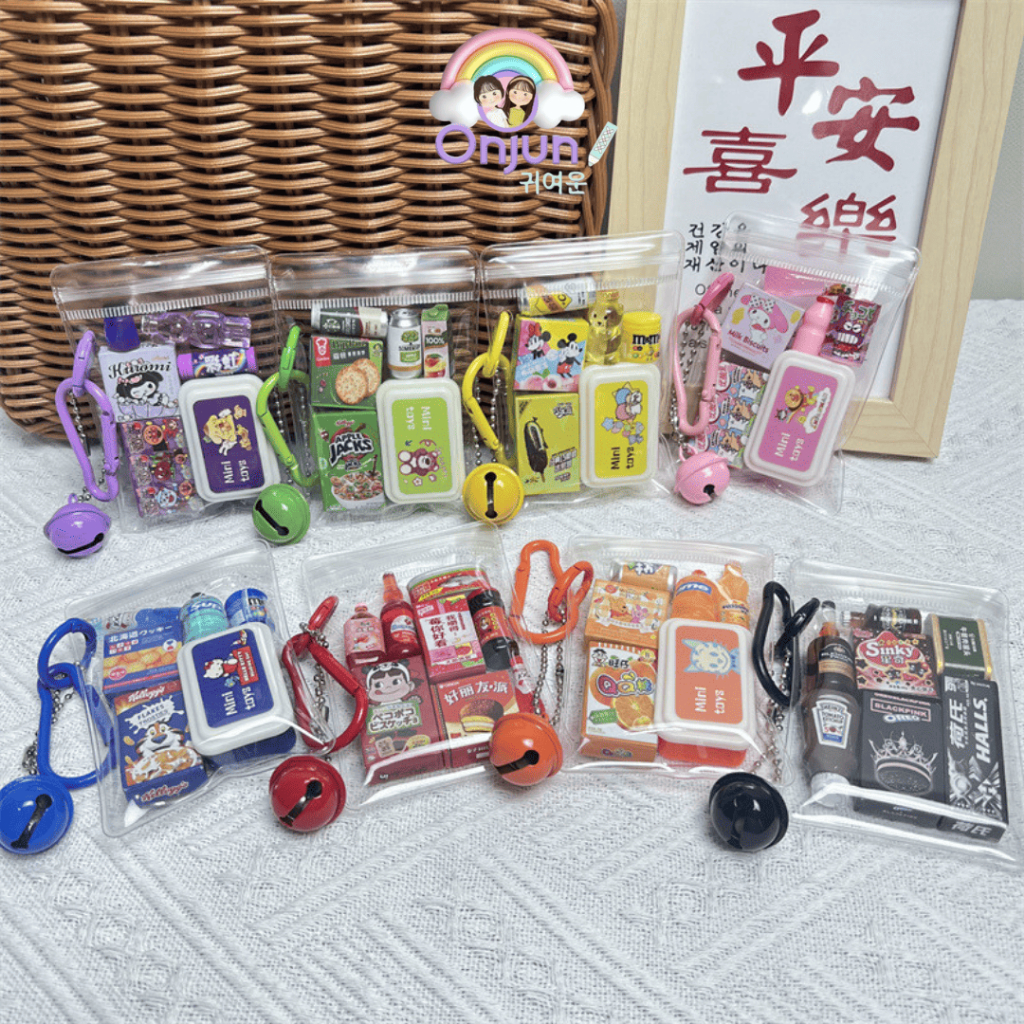 Jual GANTUNGAN KUNCI/GANCI/KEYCHAIN MINI POUCH MINIATUR MAKANAN DAN ...