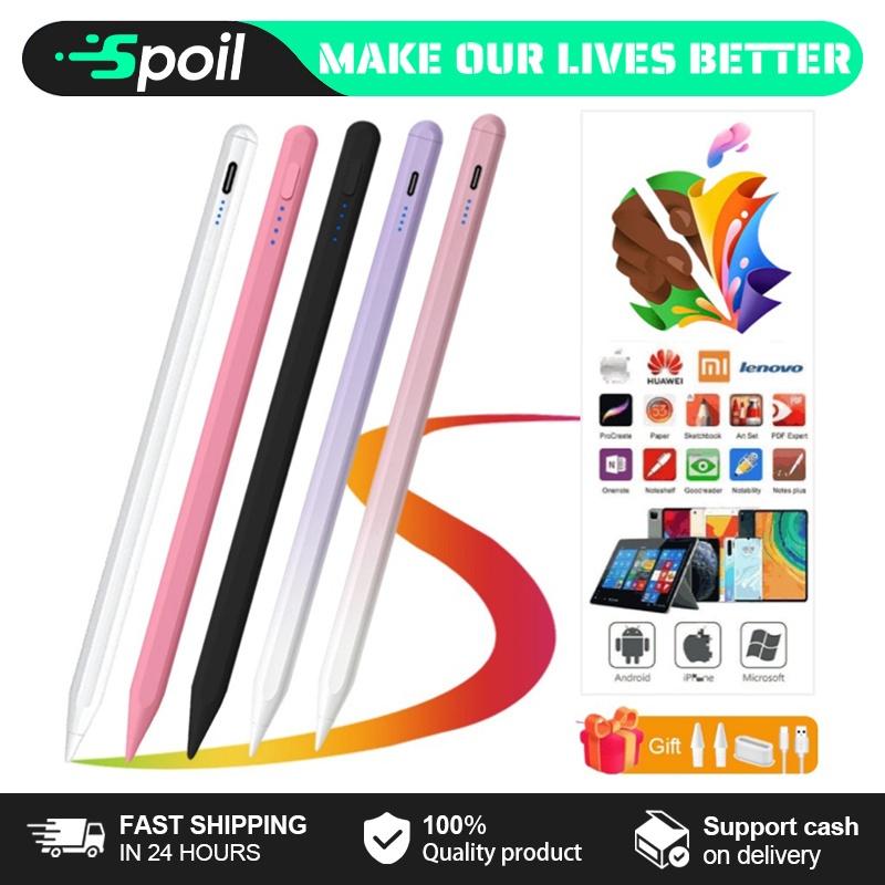 Jual Stylus Pen Android IOS Universal Stilus Pen Touch Multifunctional ...